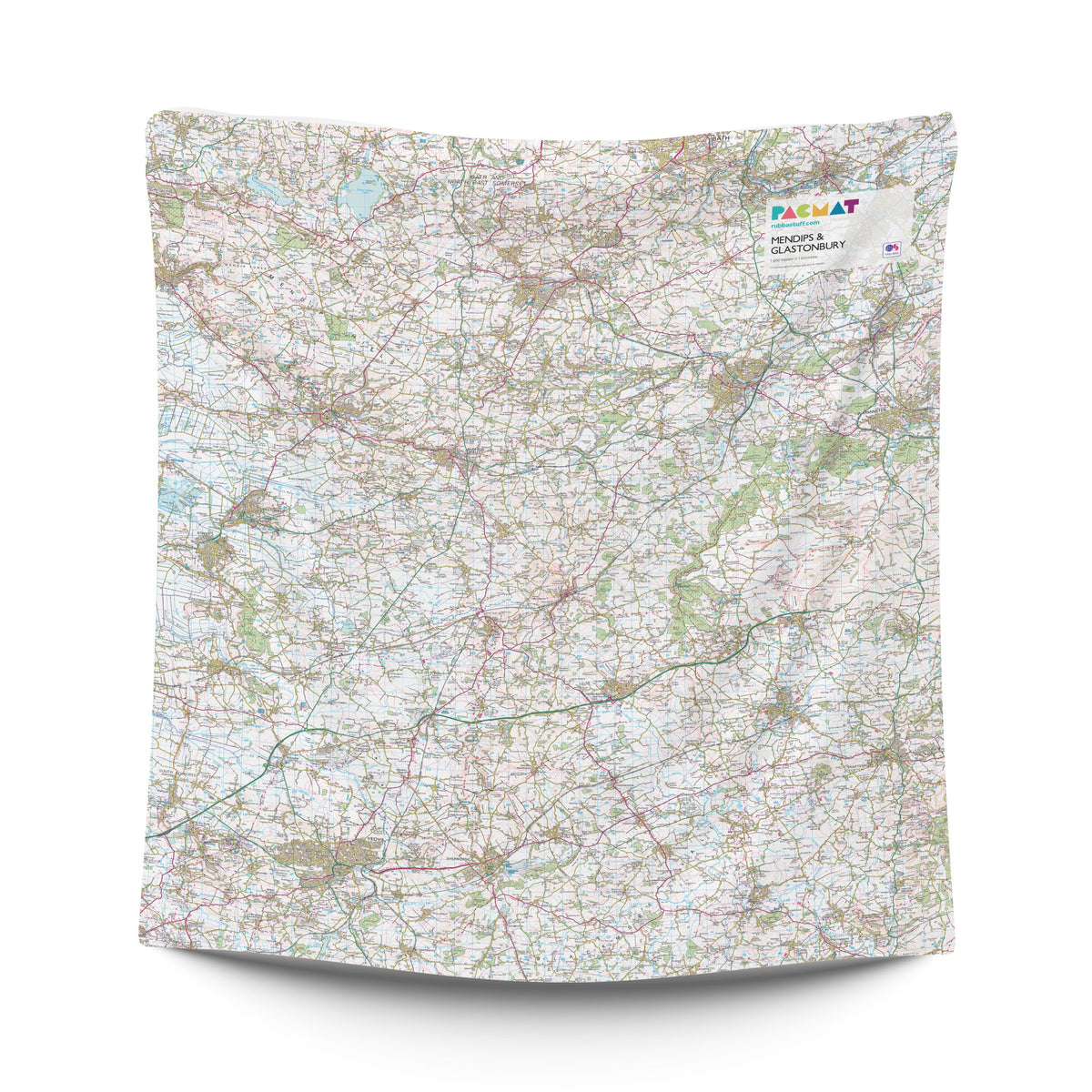 Durable Waterproof Picnic Blanket – OS Mendips Map Design – Family Size ...