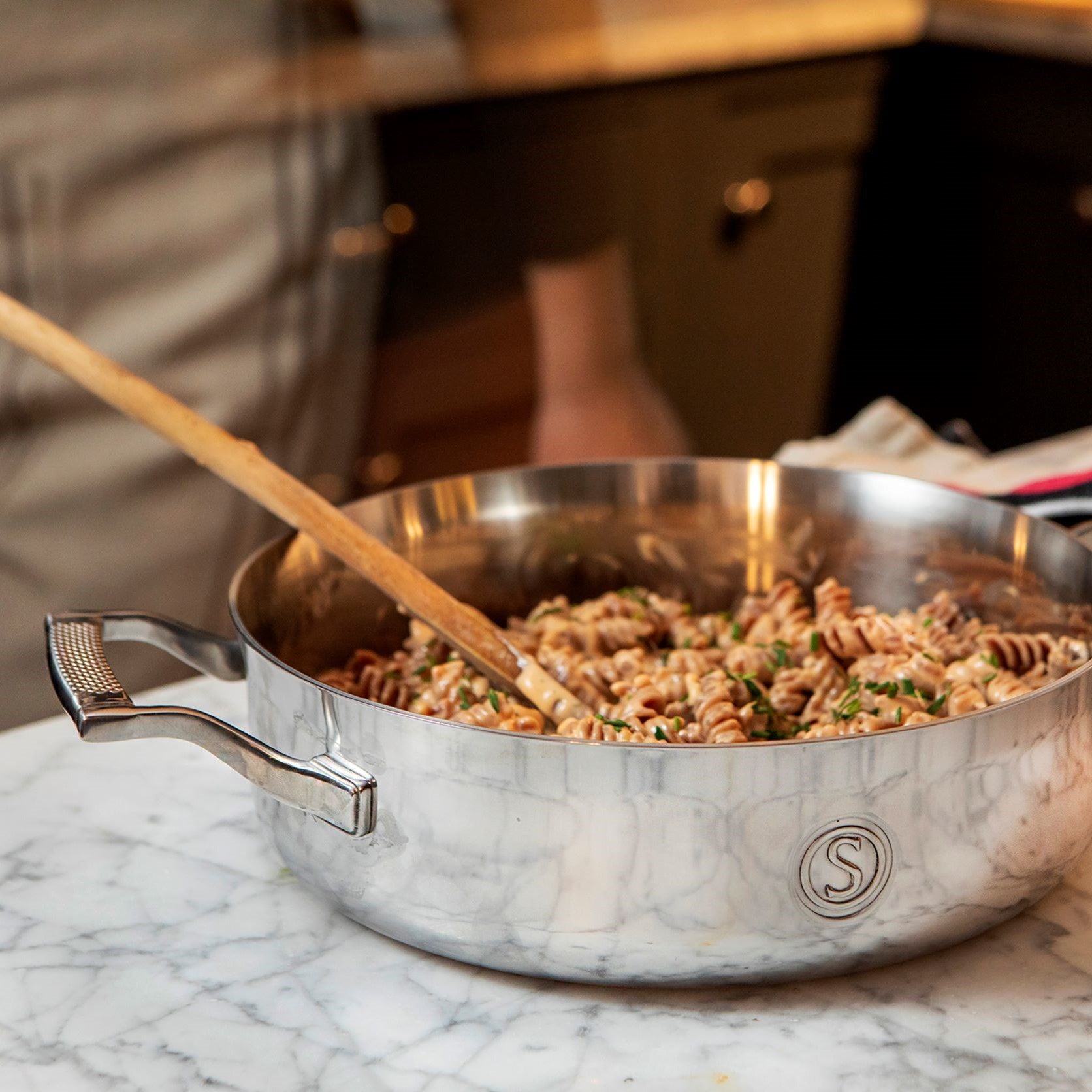 Tri-Ply Stainless Steel Sauteuse Pan | Buy Me Once UK